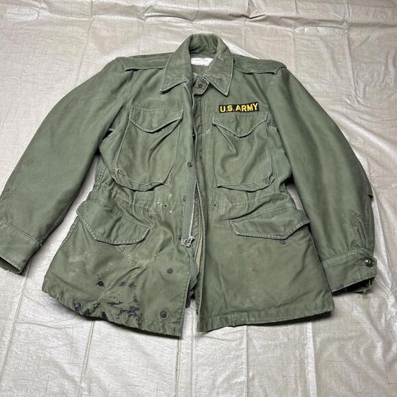 Jackets & Coats | Us Army M1951 Jacket Mens Short Small Og17 Sateen ...